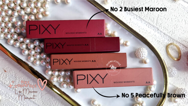 Pixy Lip Mousse Moments Review & Swatches | Tanpa Base Makeup ...