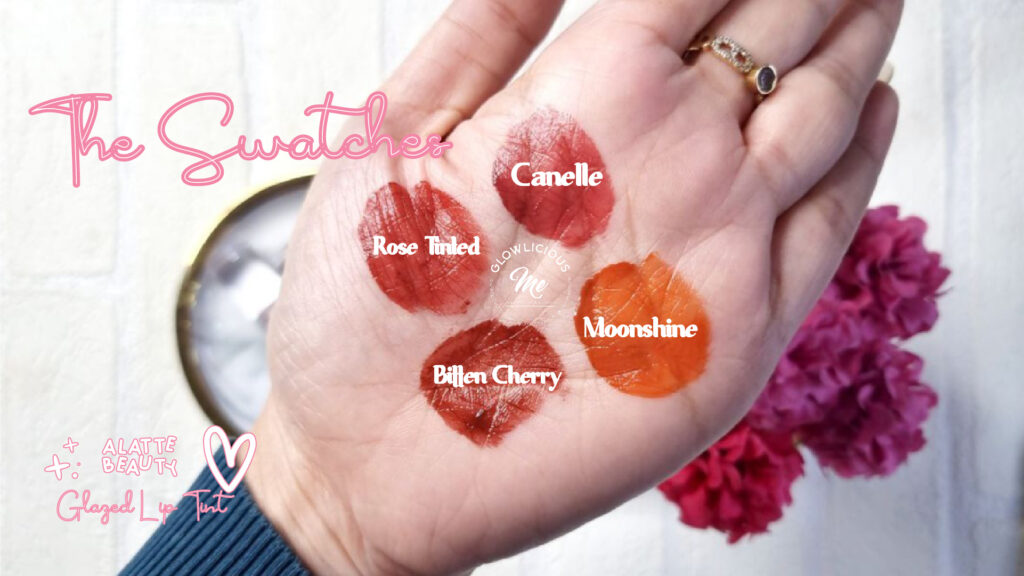 Alatte Glazed Lip Tint Review & Swatches | Tanpa Base Makeup ...