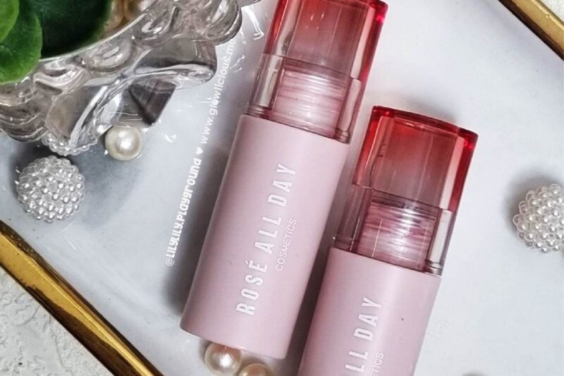 Rose All Day Plush Lip Tint Review & Swatches in Retro Ruby & Pink Quartz | Tanpa Base Makeup ...