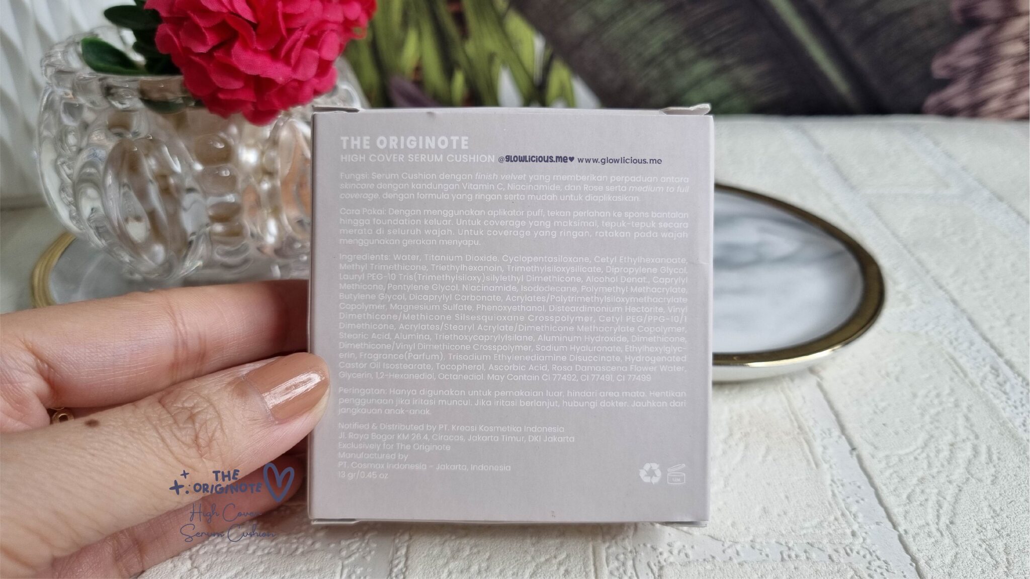Review Cushion Originote Fair Beige Di Kulit Kering & Wear Test 6 jam ...